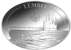 Moeda: 1 Dollar (Estonian submarine EML Lembit) (Niuê) (Numismatic ...