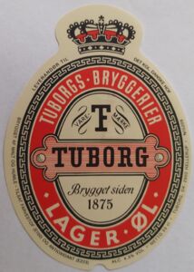 Drink Label: Tuborg Lager Ol (Tuborg Breweries Ltd., DenmarkCol:DK-BEER ...