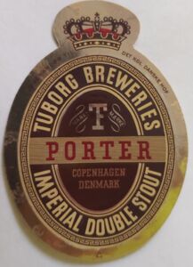 Etiqueta de bebida: Porter Imperial Double Stout (Tuborg Breweries Ltd ...