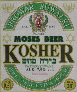 Drink Label: Kosher (Browar Suwalki, PolandCol:PL-BEER-009101