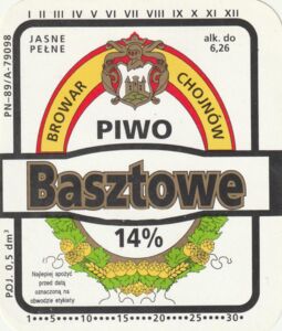 Drink Label: Basztowe (Browar Chojnow, PolandCol:PL-BEER-003193