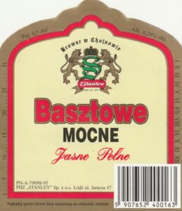 Drink Label: Basztowe mocne (Browar Chojnow, PolandCol:PL-BEER-003198