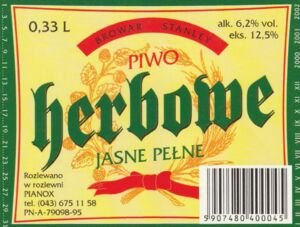 Drink Label: Herbowe piwo (Browar Chojnow, PolandCol:PL-BEER-003217