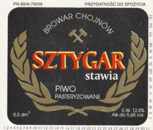 Drink Label: Sztygar (Browar Chojnow, PolandCol:PL-BEER-003242