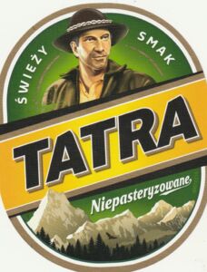 Drink Label: Tatra niepasteryzowane (Browar Żywiec, PolandCol:PL-BEER ...