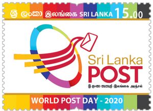 Stamp: World Post Day 2020 (Sri LankaMi:LK 2325,Sn:LK 2261,Yt:LK 2265