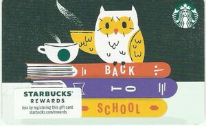 Gift Card: Back to School (Starbucks, United States of America(School ...