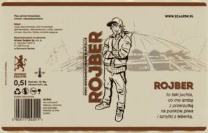 Drink Label: Rojber Dubbel 16° (Browar Szałpiw, PolandCol:PL-BEER-009327