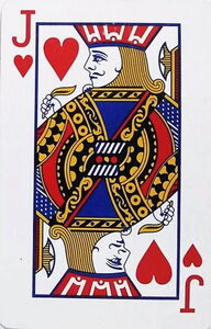 Game Card: J (Playing Cards - Map Of Cyprus