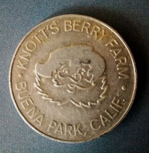 Token: Buena Park calif. - knott's Berry farm (United States of America ...