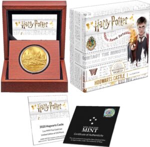 Coin: 250 Dollars (Harry Potter - Hogwarts Castle) (Niue(Numismatic ...