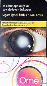 Cigarette Pack: Omé Slim (CyprusCol:CY-CT-0094