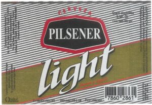 Drink Label: Pilsener light (Cervecería Nacional S.A., EcuadorCol:EC ...