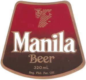 Drink Label: Manila (Asia Brewery Incorporated, PhilippinesCol:PH-BEER ...