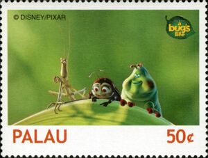 Stamp: Slim, Francis, Heimlich (Palau(Disney/Pizar's "A Bug's Life") Mi ...