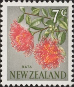 Stamp: Climbing Rata (Metrosideros fulgens) (New Zealand(Pictorial ...