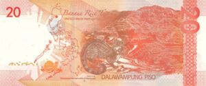 Banknote: 20 Piso (Philippines) (2010-2019 "New Design" Issue) Wor:P ...