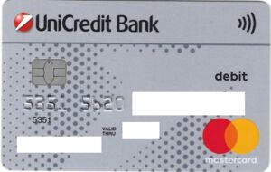 Bank Card: UniCredit Bank debit (UniCredit Bank, SlovakiaCol:SK-MC-0069.03