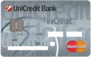 Bank Card: UniCredit Bank (UniCredit Bank, SlovakiaCol:SK-MC-0139