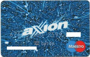 Bank Card: axion (Dexia Bank, SlovakiaCol:SK-MS-0078