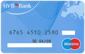 Bank Card: HVB Bank (HVB Bank, SlovakiaCol:SK-MS-0079