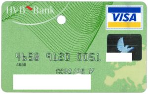 Bank Card: HVB Bank (HVB Bank, SlovakiaCol:SK-VI-0079