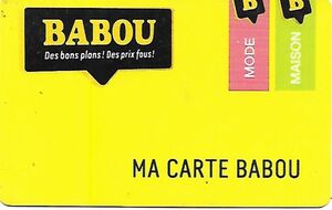 Functional Card: Babou (Shops - Supermarkets, France(Babou) Col:FR-LOY ...