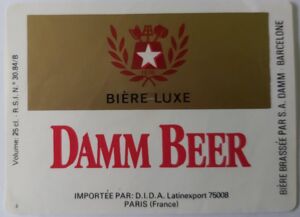 Drink Label: Damm Beer (Damm S.A. (C.C. Damm S.L), SpainCol:ES-BEER-002142