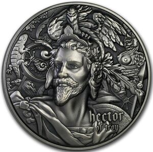 Coin: 5 Dollars (Nine Worthies - Hector of Troy) (Niue(Numismatic ...