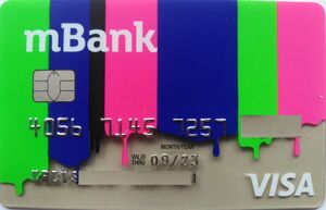 Bank Card: Visa mBank (BRE Bank SA/MultiBank/mBank, PolandCol:PL-VI-0611