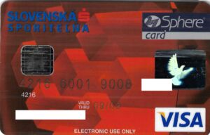 Bank Card: Slovenská sporiteľňa - Priestor - Sphere card (Slovenska ...