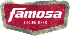 Drink Label: Famosa Lager (Cervecería Centroamericana, S.A ...