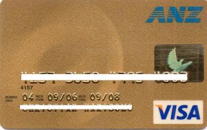 Bank Card: Bank Anz (Anz, Indonesia) Col:ID-VI-0095