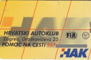 Funktionale Karte: Hak (Car Assistance and Auto Clubs, Kroatien(HAK ...