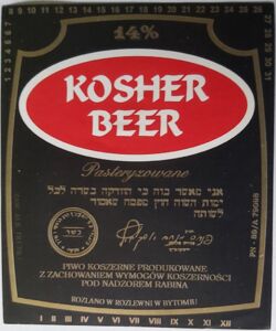 Drink Label: Kosher Beer (Browar Bytom, PolandCol:PL-BEER-009393