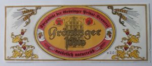 Etiqueta de bebida: Groninger Pils (Gröninger Privat Brauerei, Alemania ...