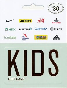 Gift Card: Kids Gift Card (TCN-The Card Network, Australia(Kids) Col:AU ...