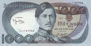 Banknote: 1,000 Escudos (Portugal(1968-1982 Issue) Wor:P-175e.2
