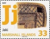 Stamp: "J" - Jaki, Mat (Marshall Islands(Marshallese Language and ...