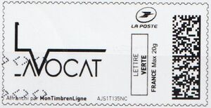 Stamp: Avocat (France: Personalized Stamps(MonTimbrEnLigne ...