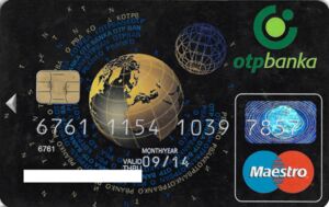 Bank Card: OTP banka - Globe (OTP banka, SlovakiaCol:SK-MS-0017.04