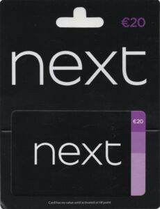Gift Card: Next (Next, Ireland(Single Design) Col:IE-Next-129-0320