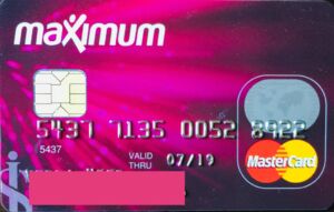 Bank Card: Maximum (Türkiye İş Bankası, Türkiye (Turkey)Col:TR-MC-0454