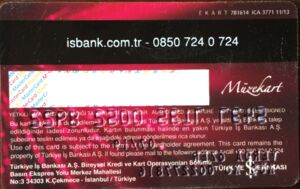 Bank Card: Maximum (Türkiye İş Bankası, Turkey) Col:TR-MC-0454