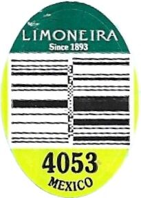 Fruit Sticker: Limoneira #4053 (MexicoCol:MX-FR-00209 🍎