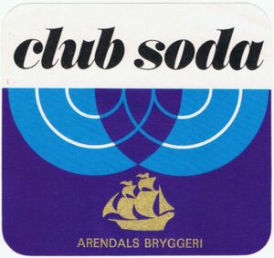 Drink Label: Club soda (Arendal Bryggeri, NorwayCol:NO-SODA-000013