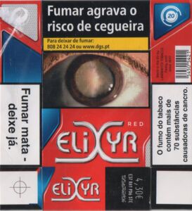 Cigarette Pack: Elixyr red (PortugalCol:PT-CT-0110