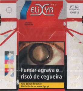 Cigarette Pack: Elixyr red (PortugalCol:PT-CT-0110