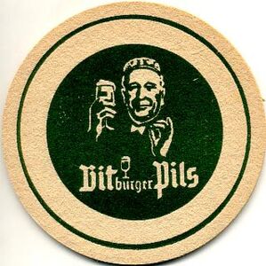 Beer Coaster: Bitburger (Bitburger Brauerei, Germany, Federal ...