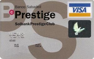 Tarjeta de Banco: Prestige (Banco de Sabadell, EspañaCol:ES-VI-0056